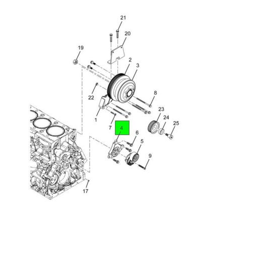3003795C1 Navistar International | Tensioner Bracket | Source One Parts ...