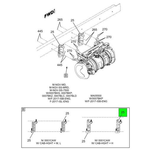 4063501C94 Navistar International | Aftertreatment Assembly Support ...