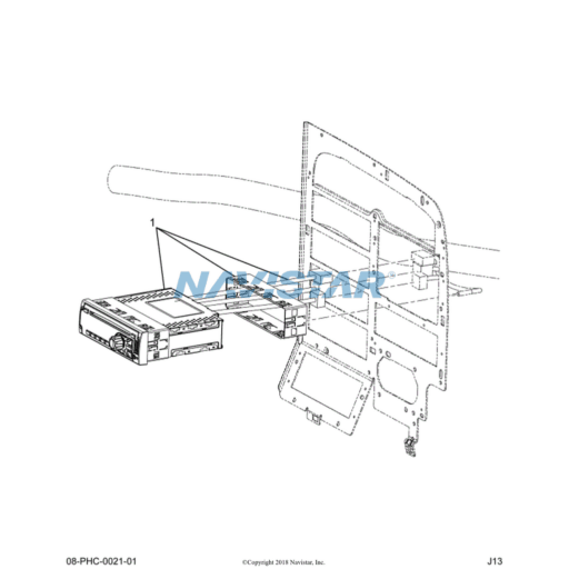 4027788C1 Navistar International | Radio Assembly DEA530 AM/FM/WB/Clock ...