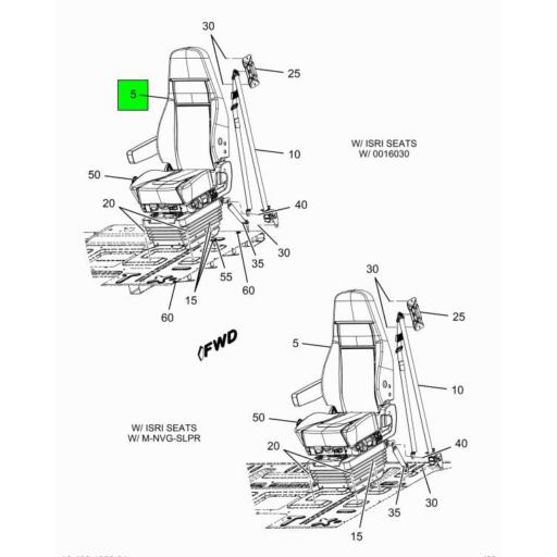 3786787C91 Navistar International | Driver Seat ISRI Swivel Laredo ...