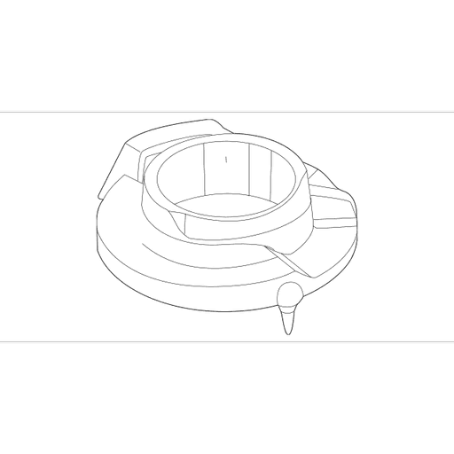 LJ9Z8321C Ford | Suspension Strut Mount Insulator Anti Squeak Pad ...
