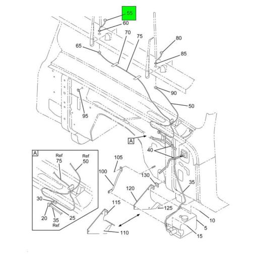 1669033C1 Navistar International | Windshield Washer Junction Block ...