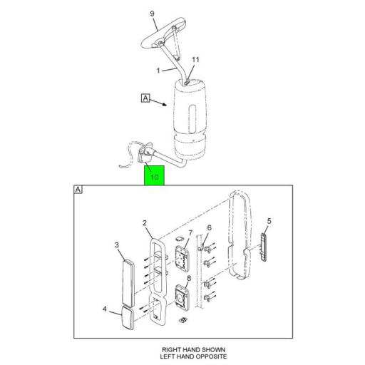 3621142C2 Navistar International | Chrome Lower Support Base Cover ...