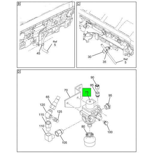 40277R1 Navistar International | Hex Head Bolt 8 mm x 80 | Source One ...