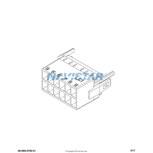3928059C1 Navistar International | V Series 12-Way Connector | Source ...