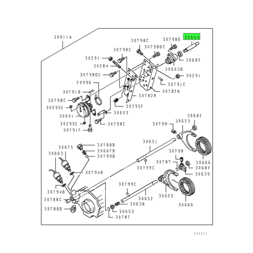 ME516531 Mitsubishi FUSO | Transfer Gearshift Link Rod | Source One ...