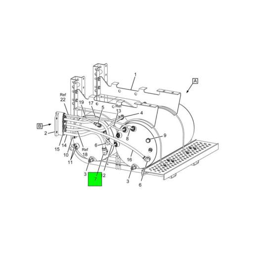2017520C1 Navistar International | Elbow 90 Degree 1/2 in MPT x 3/4 in ...