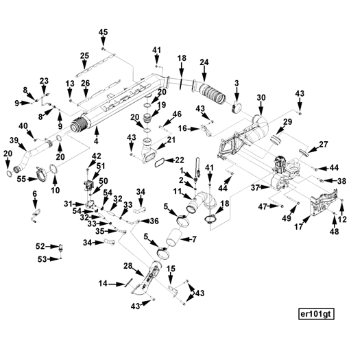 3684707 Cummins | Exhaust Gas Recirculation Valve | Source One Parts Center