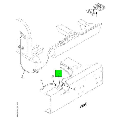 459279C1 Navistar International | Elbow Drop Fitting 1/4 in NPTF x 1/4 ...