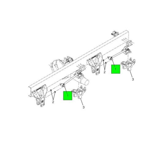 3817376C91 Navistar International | Torque Rod Assembly Rear Left Top ...
