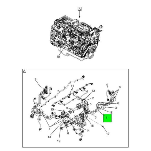 7104674C91 Navistar International | Engine Sensor Harness Assembly ...