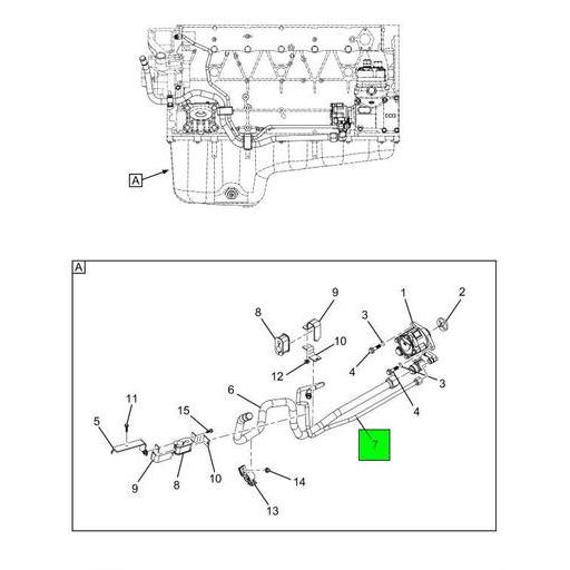 4106580C1 Navistar International | Power Steering Tube Assembly ...