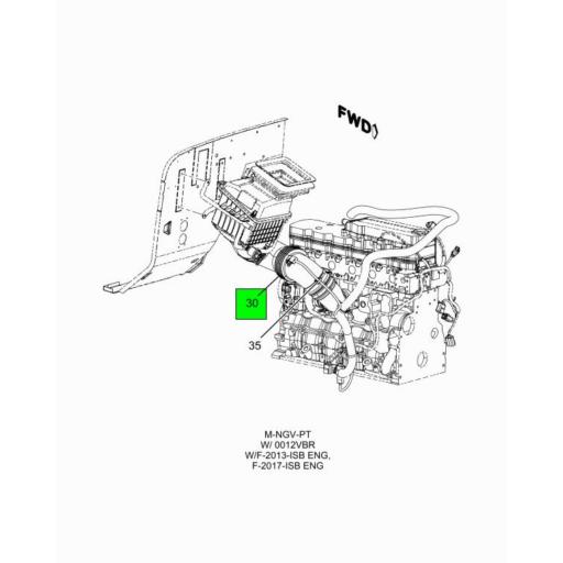 4032002C96 Navistar International | Air Cleaner Hose | Source One Parts ...