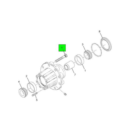 2596613C1 Navistar International | Wheel Stud M22 x 15 mm x 457 in Long ...