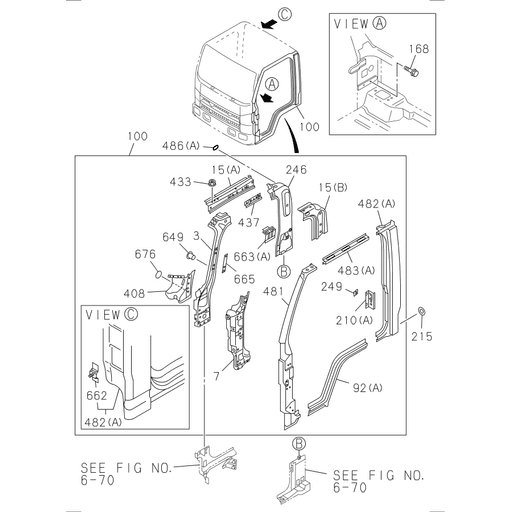 8-98069-114-0 Isuzu | Side Rr Pillar Panel | Source One Parts Center