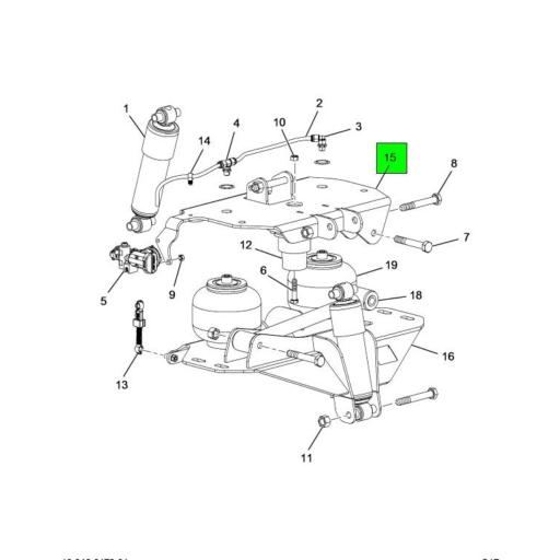 2516631C1 Navistar International | Cab Mounting Bracket | Source One ...