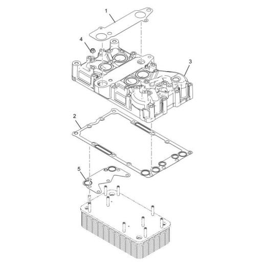 1891673C93 Navistar International | Oil Cooler Cover Kit | Source One ...