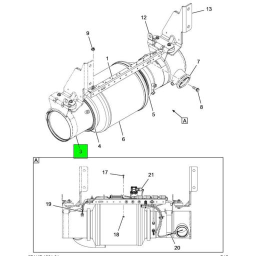 2594425C91 Navistar International | Exhaust Pipe | Source One Parts Center