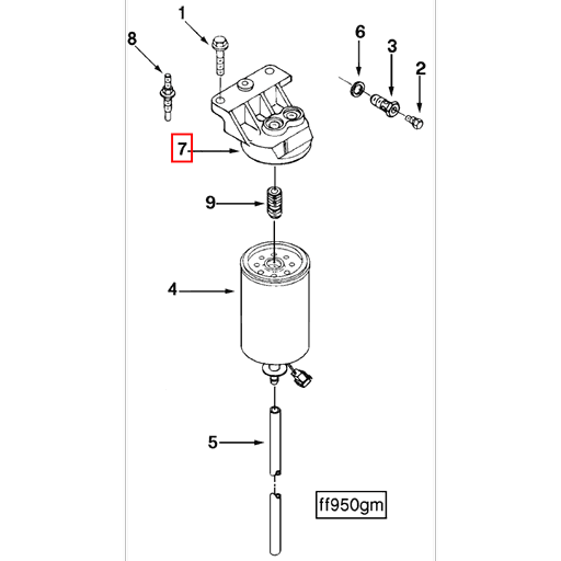 3926788 Cummins | Fuel Filter Head | Source One Parts Center