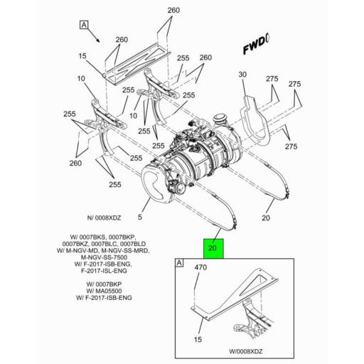 4079014C3 Navistar International | Under Cab Muffler Support Strap MD ...