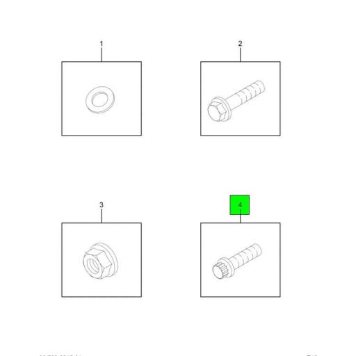 3711193C1 Navistar International | 12-Point Flange Head Bolt 1/2-20 x ...