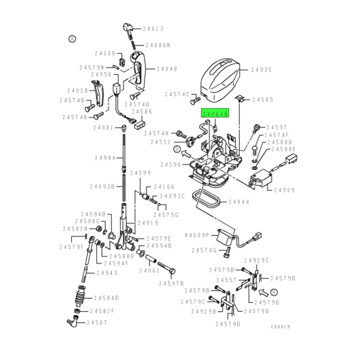 MC113831 Mitsubishi FUSO | Detent Plate for Gearshift Lever | Source ...