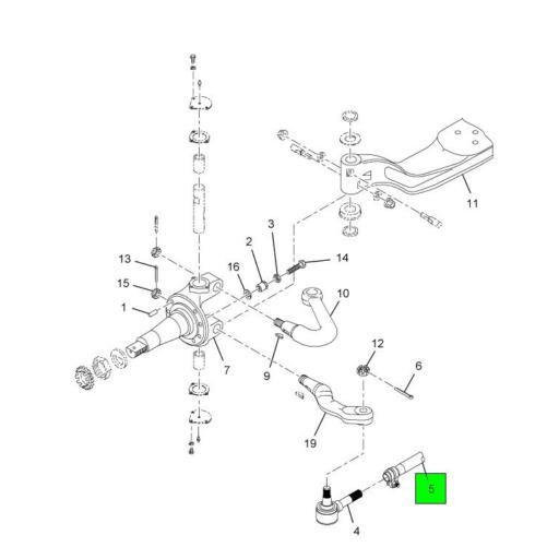 2512821C1 Navistar International | Tie Rod Tube Without Ends | Source ...