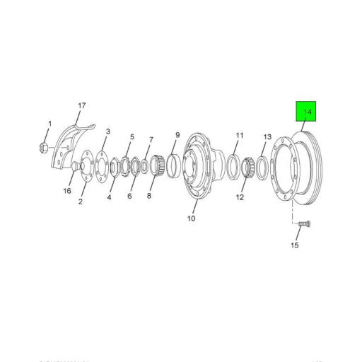 596591C1 Navistar International | Brake Rotor Finished and Balanced ...