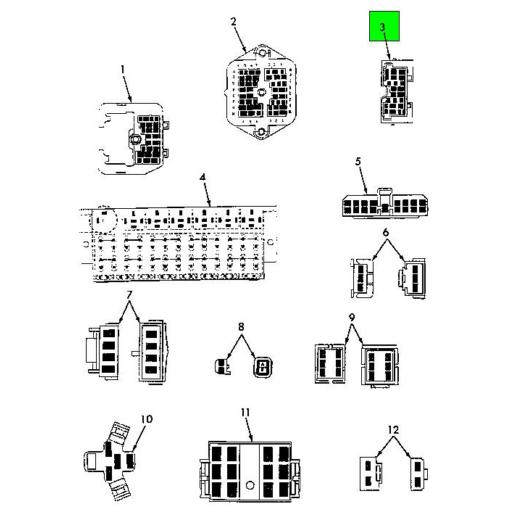 1661195C1 Navistar International | Body Connector 22-Way | Source One ...