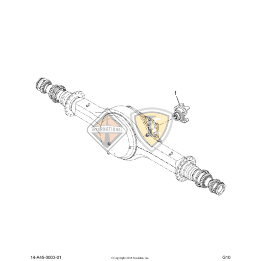 3710752C91 Navistar International | Trunnion Bearing Flange Size 150 ...
