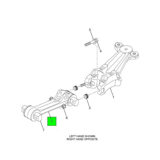 H64768398 Navistar International | Torque Rod Assembly HTB Longitudinal ...