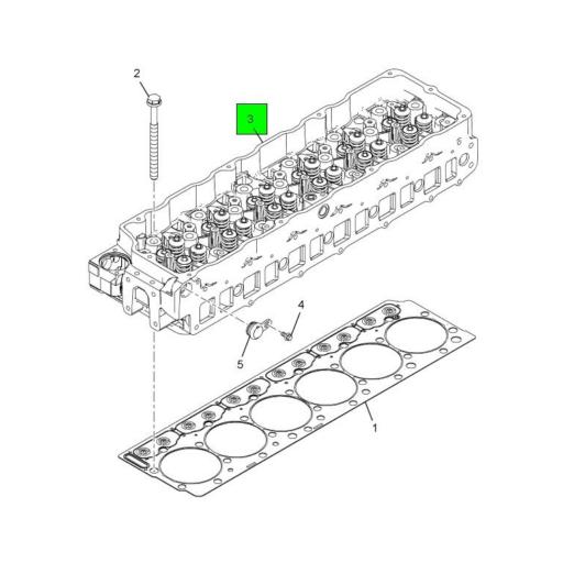 1891092C91 Navistar International | Cylinder Head with Valves 570 ...