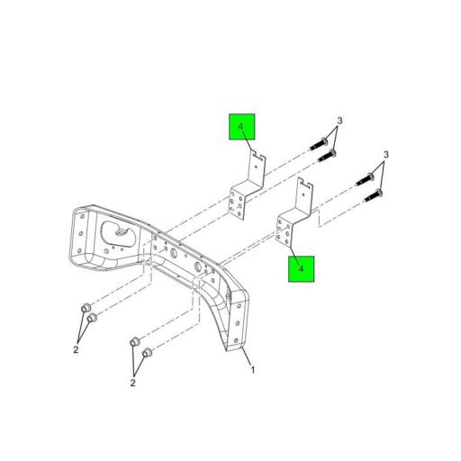 492892C3 Navistar International | Tail Light Support | Source One Parts ...