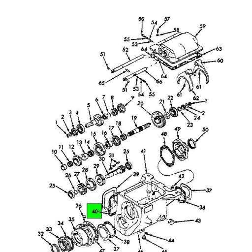1653120C1 Navistar International | Power Take-Off Cover Gasket 6-Hole ...