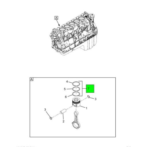 2523373C91 Navistar International | Piston Ring Kit 2021 A26 | Source ...