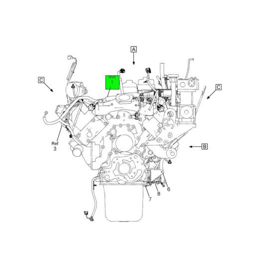 7082536C91 Navistar International | Engine Harness Assembly | Source ...