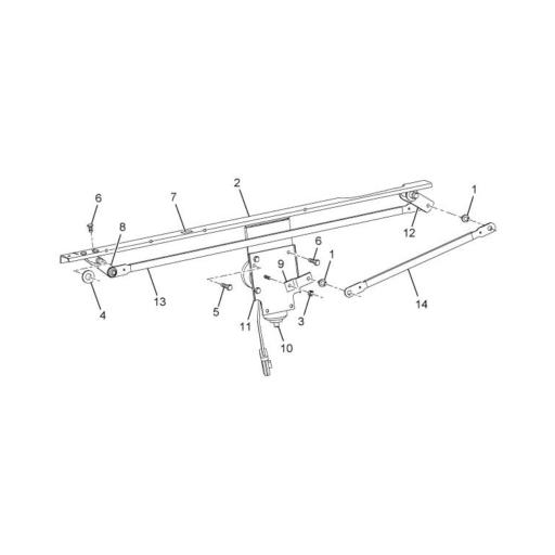 2585964C91 Navistar International | Windshield Regulator Linkage Arm ...