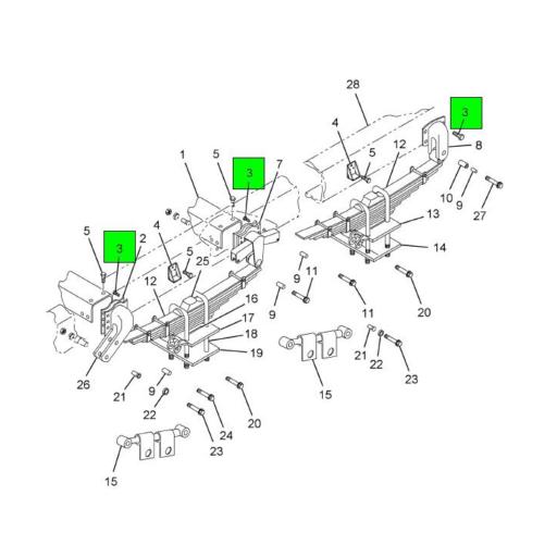 9412231 Navistar International | Lock Nut 5/8-18 UNC - 20 Pack | Source ...