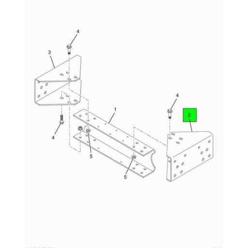 4134401C1 Navistar International | Crossmember Support Left | Source ...