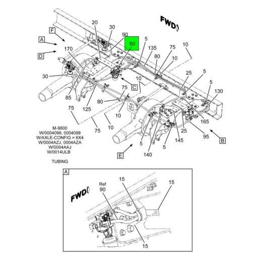 3843487C91 Navistar International | Brake Control Valve SR-7 with Dual ...