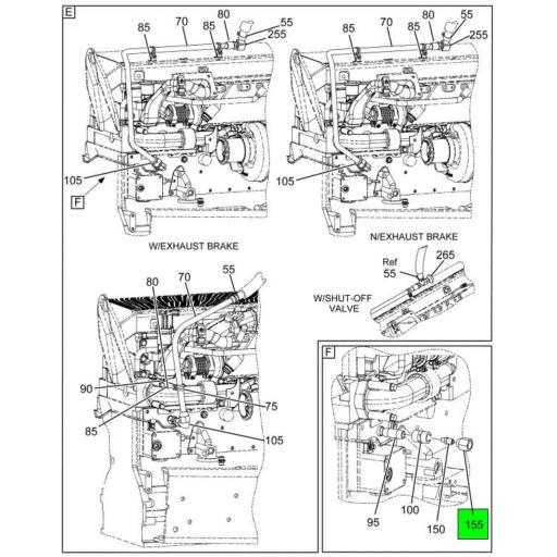 444112 Navistar International | COUPLING 1/2 FEMALE PIPE THREAD X 1/4 ...