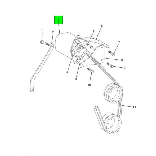19020208 Navistar International | 12 Volt 11SI 95 Amp Alternator ...