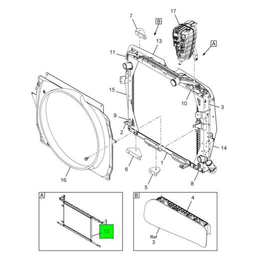 2591621C91 Navistar International | Air Conditioner Condenser Assembly ...