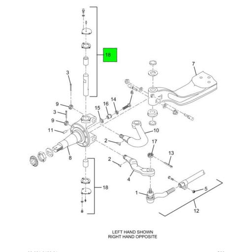 2521343C91 Navistar International | King Pin Kit | Source One Parts Center