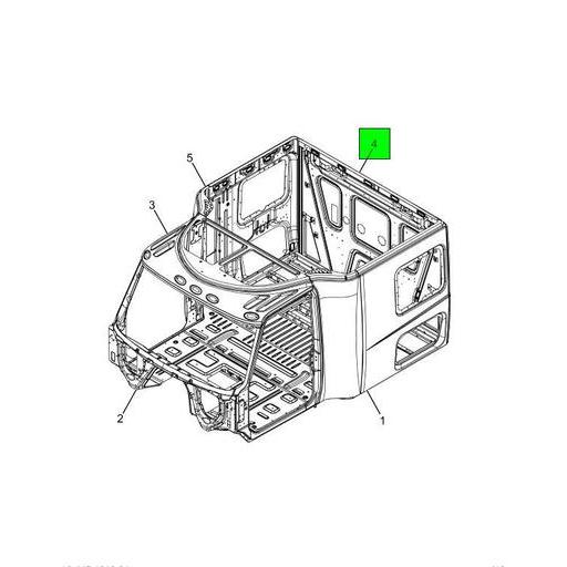 4077549C93 Navistar International | Back Outer Assembly Panel | Source ...