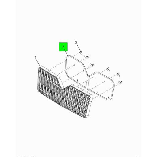 4157117C1 Navistar International | SCREEN AIR INTAKE GRILLE RADIATOR ...