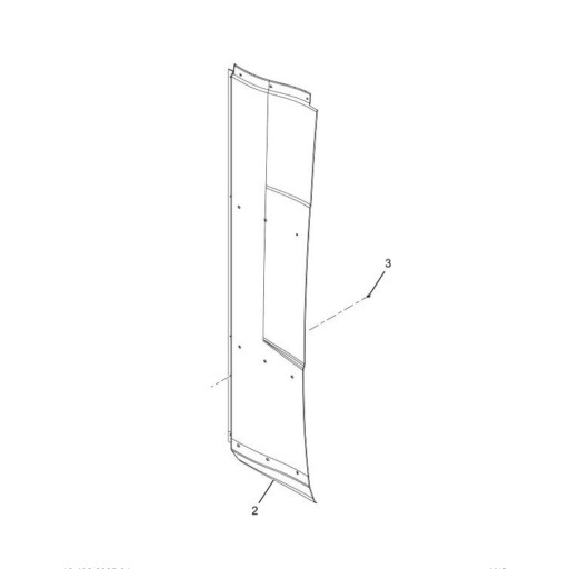 4131125C92 Navistar International | Air Cab Side Mounting Deflector Cab ...