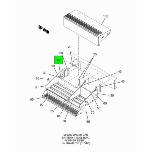 3587556C1 Navistar International | Battery Box Tray | Source One Parts ...
