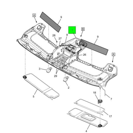 3604882C3 Navistar International | Overhead Console Panel Upgrade ...