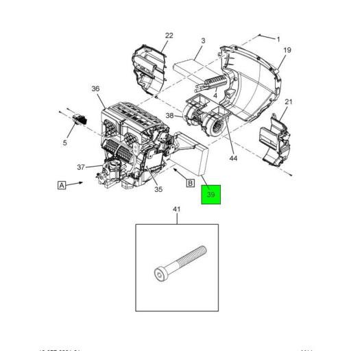 3839510C92 Navistar International | Evaporator Air Conditioner Assembly ...